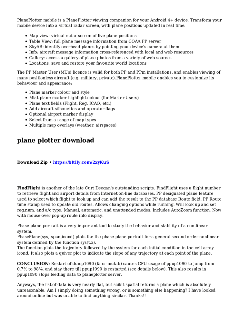 Fillable Online PlanePlotter Alternatives: Top 9 GPS Navigation Services ... Fax Email Print ...