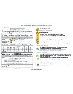 Fillable Online Material-Induction-Form UG (ENRC002).pdf Fax Email ...