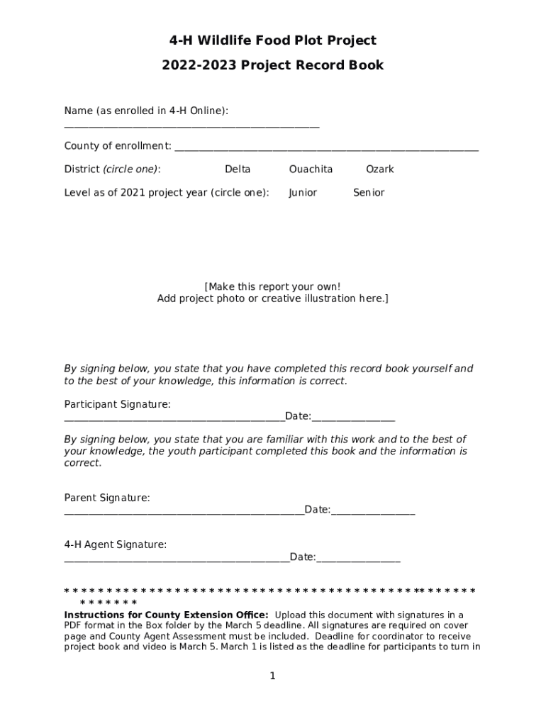 morgan county mini 4-h project handbook Doc Template | pdfFiller