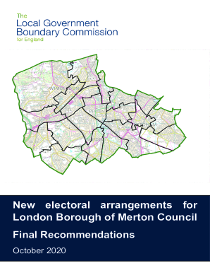 Fillable Online The London Borough of Merton (Electoral Changes) Order ...