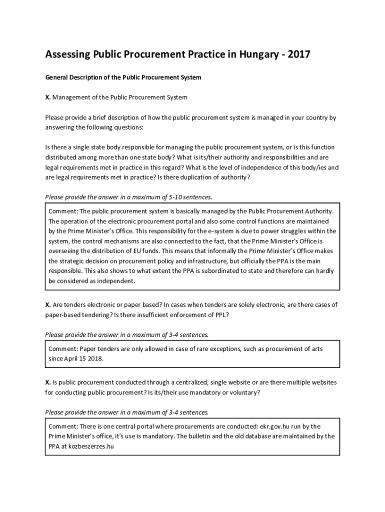 Fillable Online Procurement Monitoring Report Template Fax Email Print ...