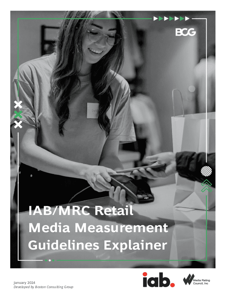 Fillable Online IAB/MRC Retail Media Measurement Guidelines Explainer Fax Email Print - pdfFiller