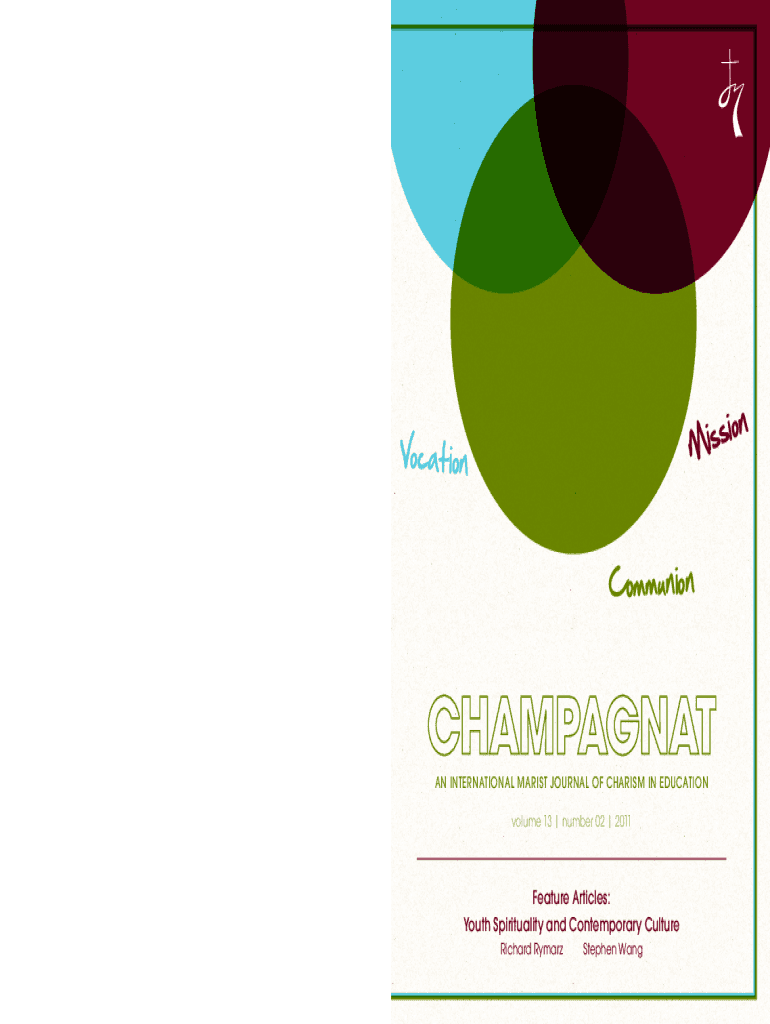 Fillable Online A Grounded Theory on Marist Spirituality/Charism from ...