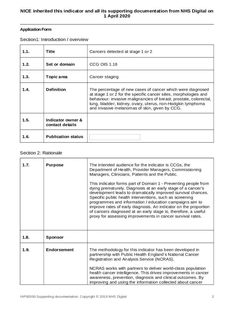 Quality standardsStandards and Indicators Doc Template | pdfFiller