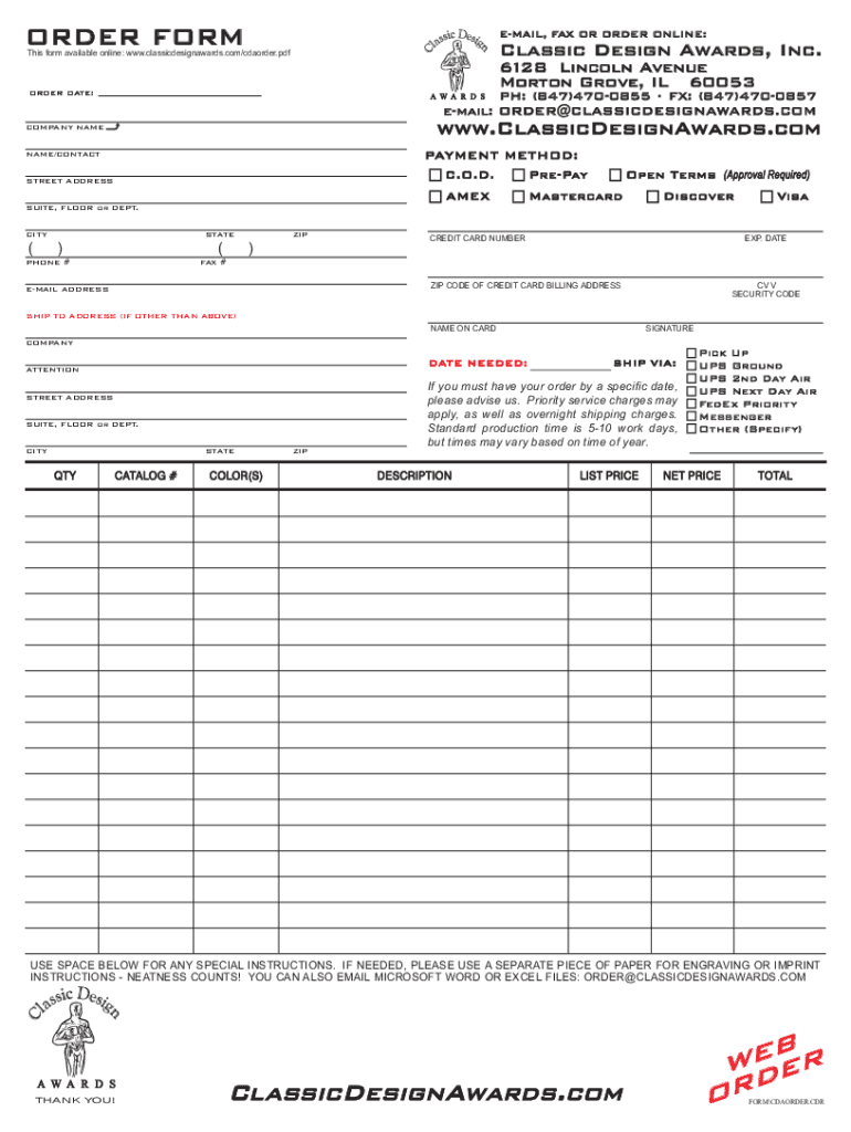 Fillable Online C-O-N-G-R-A-T-S PERPETUAL PROGRAM ORDER FORM Fax Email ...