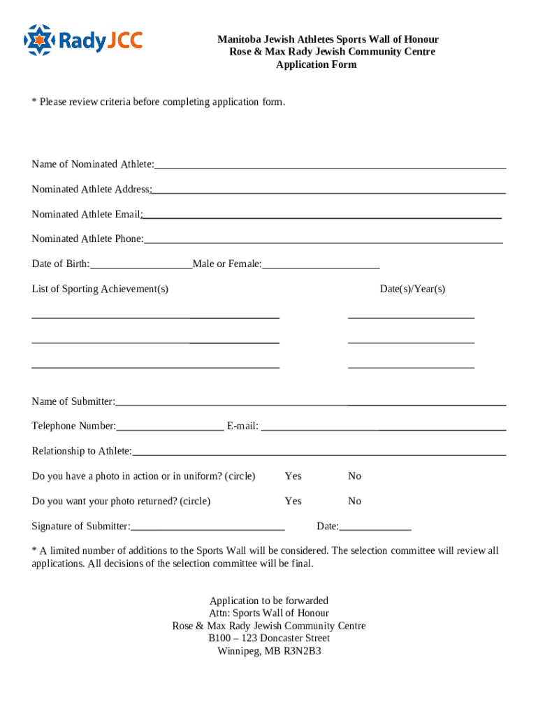 Rose & Max Rady Jewish Community Centre - Suit B ... - NET Doc Template ...