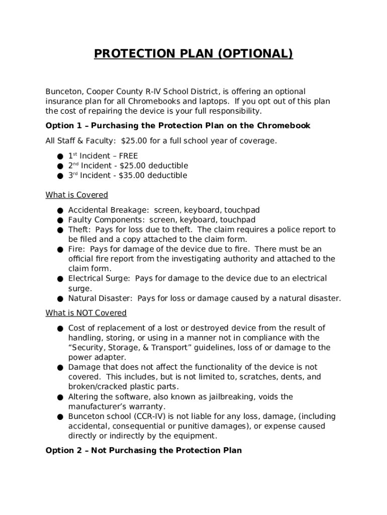 Bunceton Technical Device Protection Plan Permission Doc Template ...