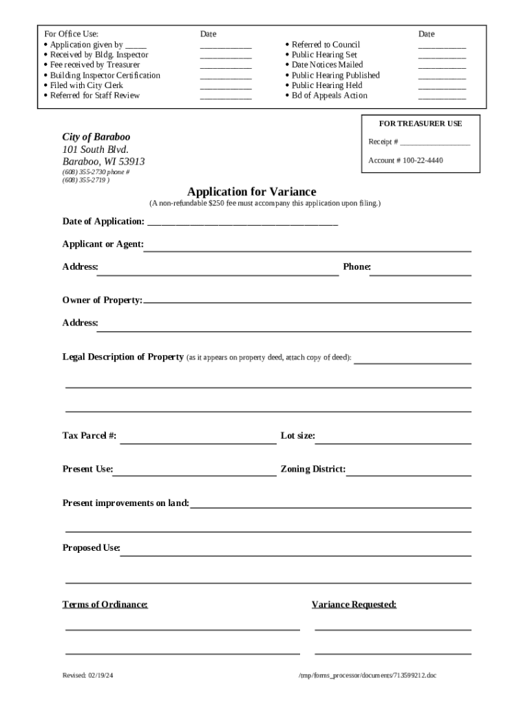 DSPS Division of Industry Services Petition for Variance Doc Template | pdfFiller