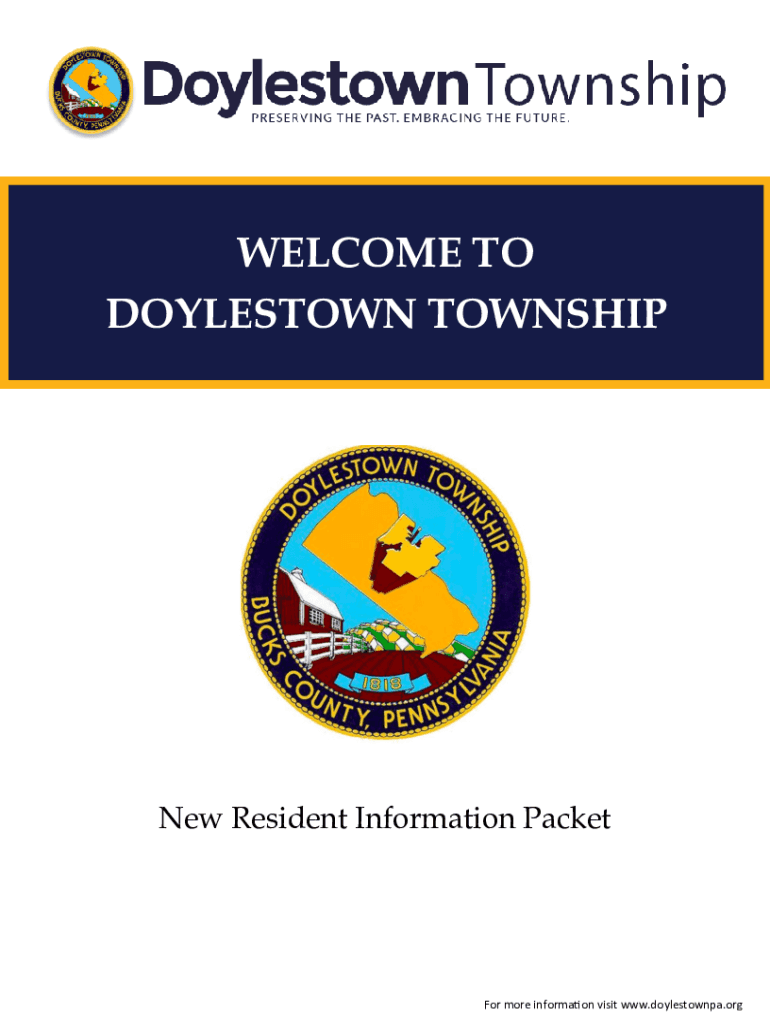 Fillable Online New Resident Information Packet Fax Email Print - pdfFiller