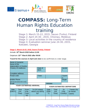 COMPASS National Training Course on Human Rights ... Doc Template ...