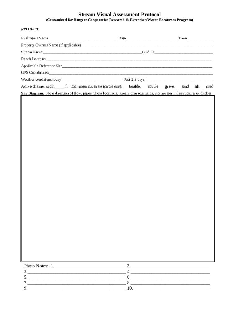 PHYSICAL STREAM ASSESSMENT: A Review of Selected ... Doc Template ...