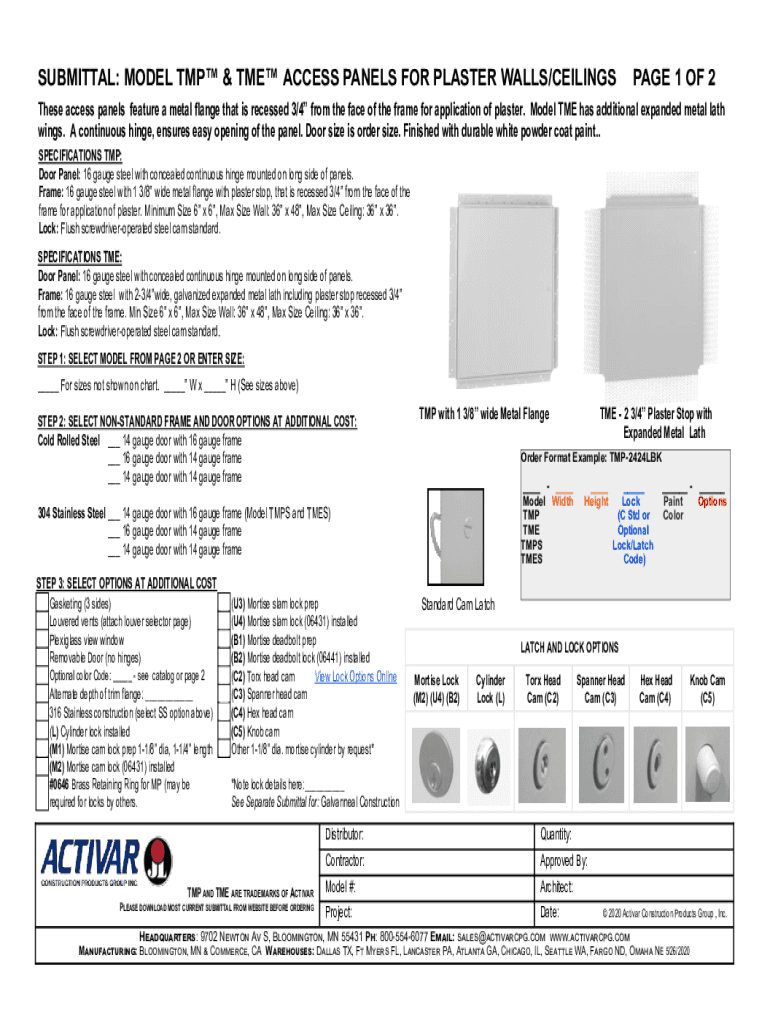 Fillable Online Submittal Sheets & Specifications Fax Email Print ...