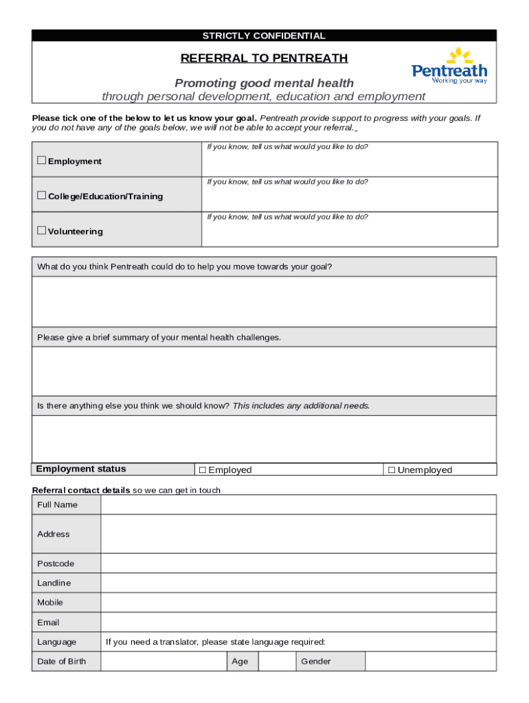 How to improve your mental wellbeing Doc Template | pdfFiller