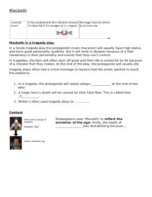 Lady Macbeth Doc Template | pdfFiller