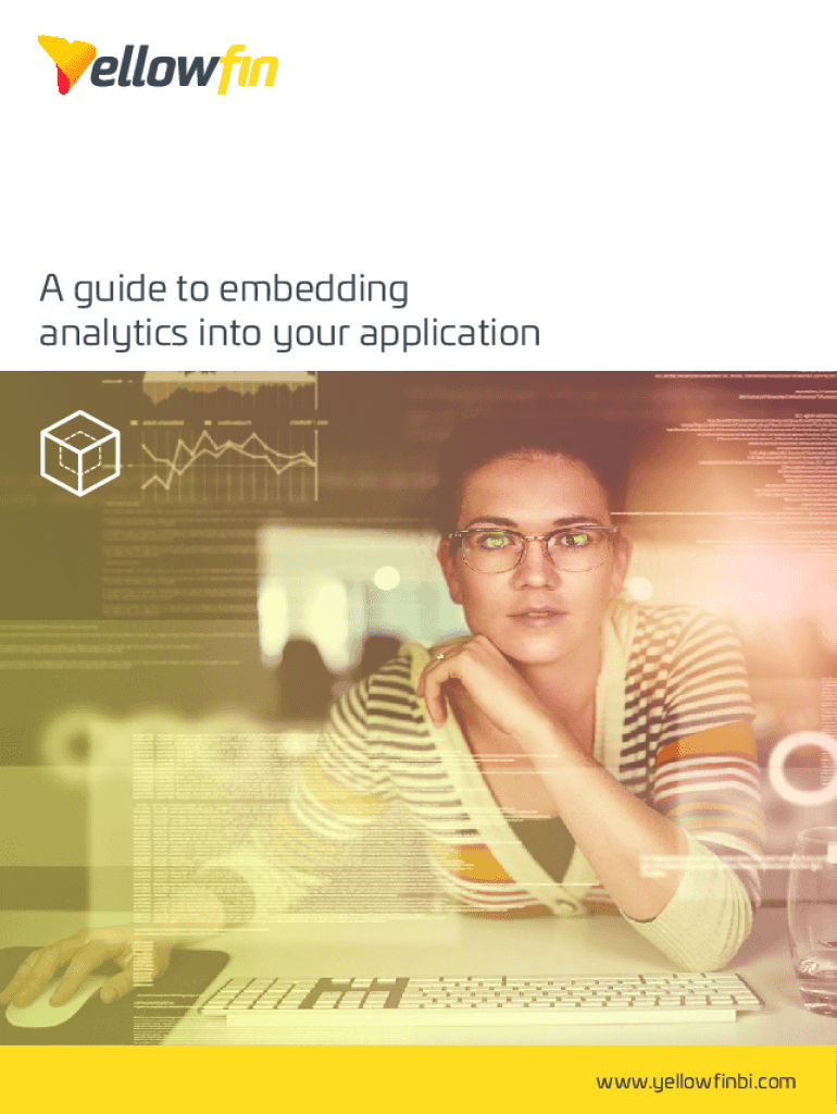 Fillable Online A Guide To Embedding Analytics Into Your Application