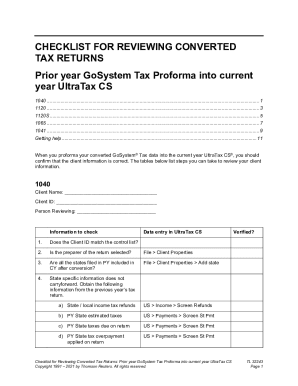 Fillable Online GoSystem Tax RS: Product Update & What's New Fax Email ...