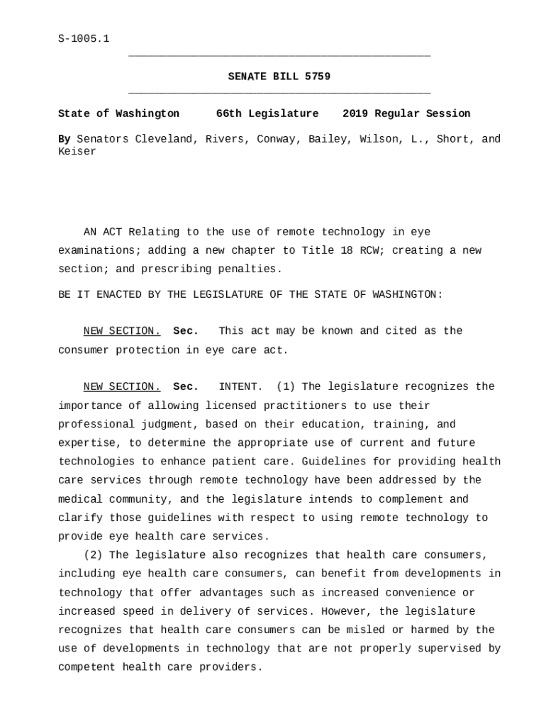Senate Bill 57 Status133rd General Assembly Doc Template | pdfFiller