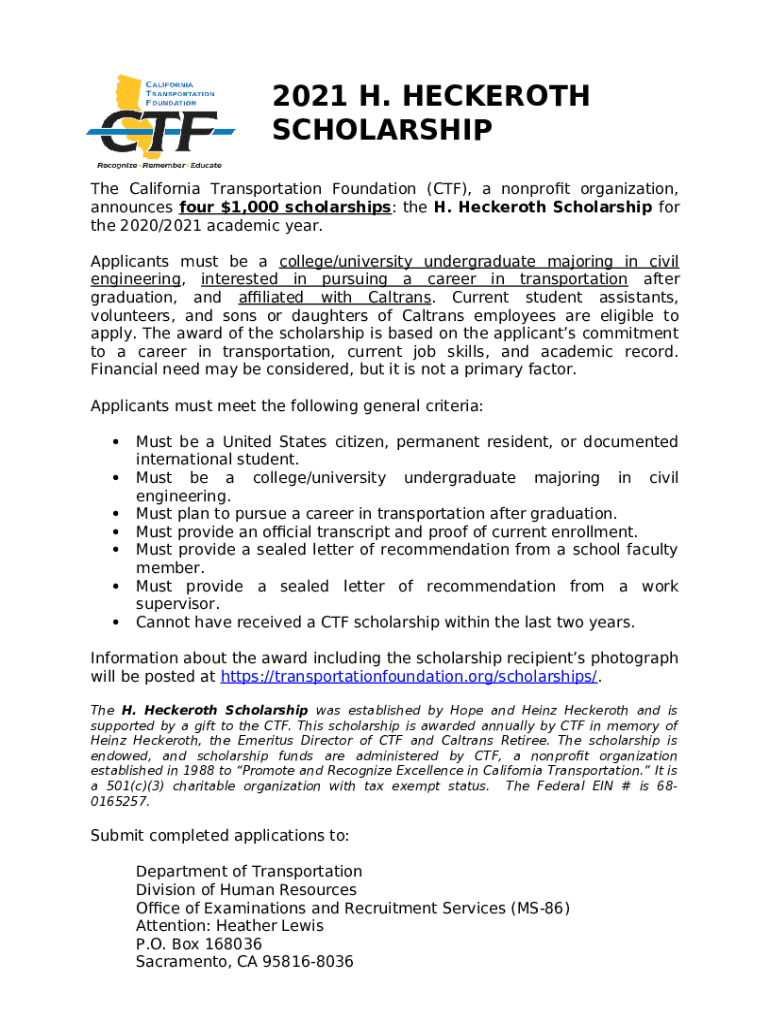 District 5 Employees Scholarship Program - Caltrans - CA.gov - dot ca ...
