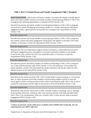 School-level Parent and Family Engagement Policy - Title I, ... Doc ...