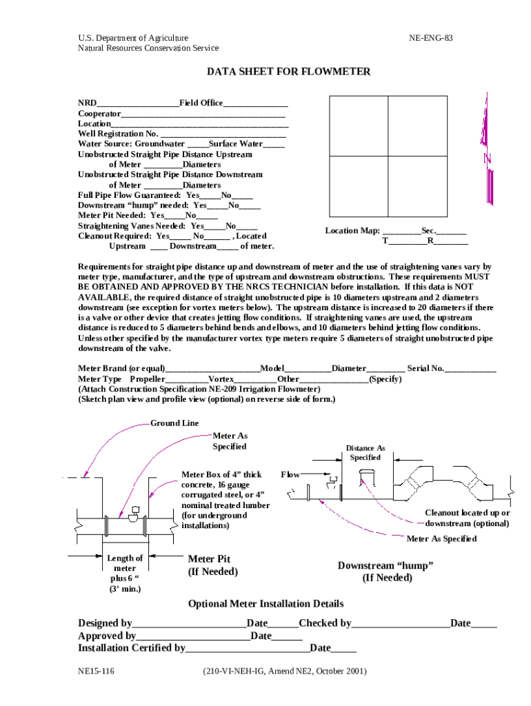 DATA SHEET FOR FLOWMETER Doc Template | pdfFiller