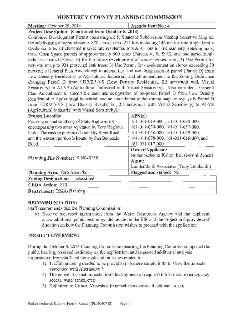 Fillable Online Planning Commission Report Attachment D Fax Email Print - pdfFiller