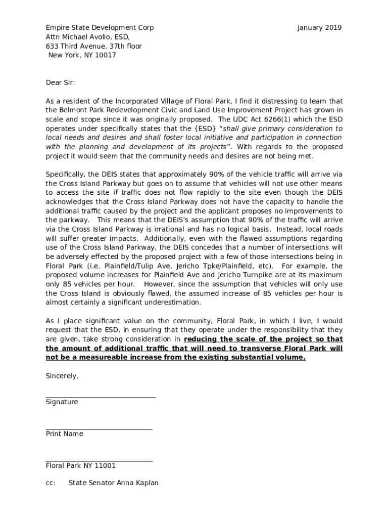 Contact Us at ESDEmpire State Development - New York State Doc Template | pdfFiller