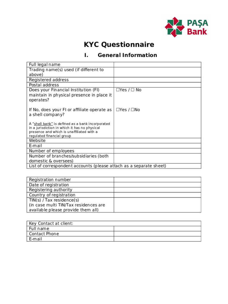 What is KYC? Overview & short explanations Doc Template | pdfFiller