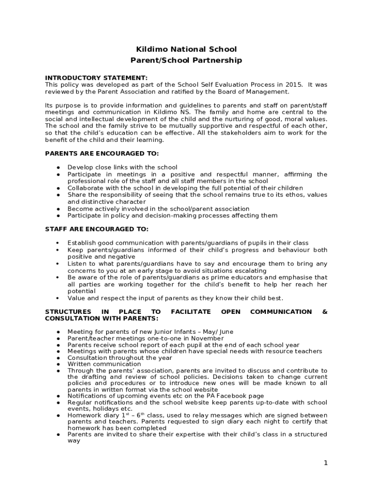 Self-evaluation for school improvement: an evidence review Doc Template ...