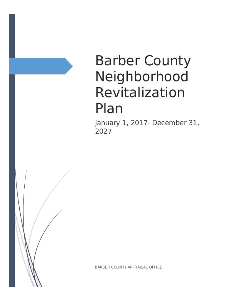 Neighborhood Revitalization Plan ... Doc Template | pdfFiller
