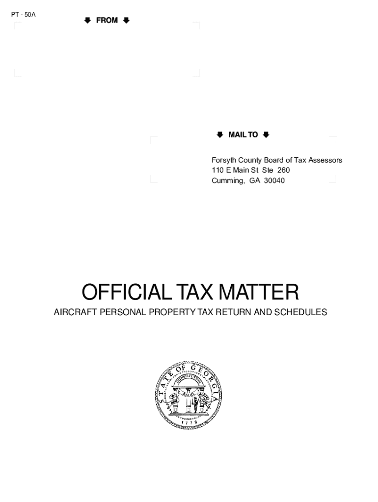 Fillable Online Forsyth County Tax Commissioner Fax Email Print - pdfFiller