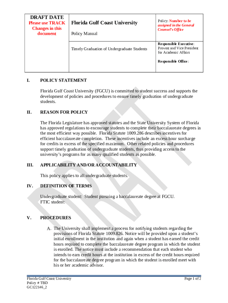 Core Syllabus Policy Statements Doc Template | pdfFiller