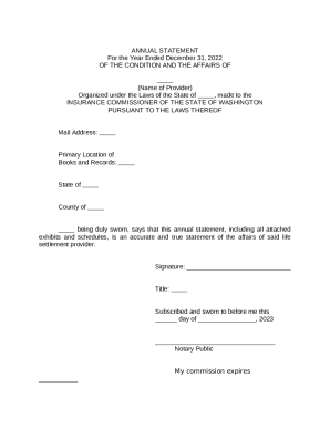 2022 Annual statement attestation. Attestation for 2022 annual ...