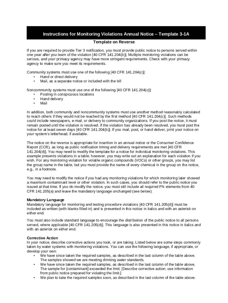 Tier 1, Tier 2, Tier 3 Violation Templates Doc Template | pdfFiller