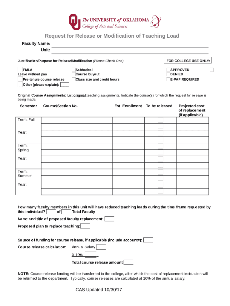 Faculty Workload GuidanceThe Office of Faculty Affairs Doc Template | pdfFiller