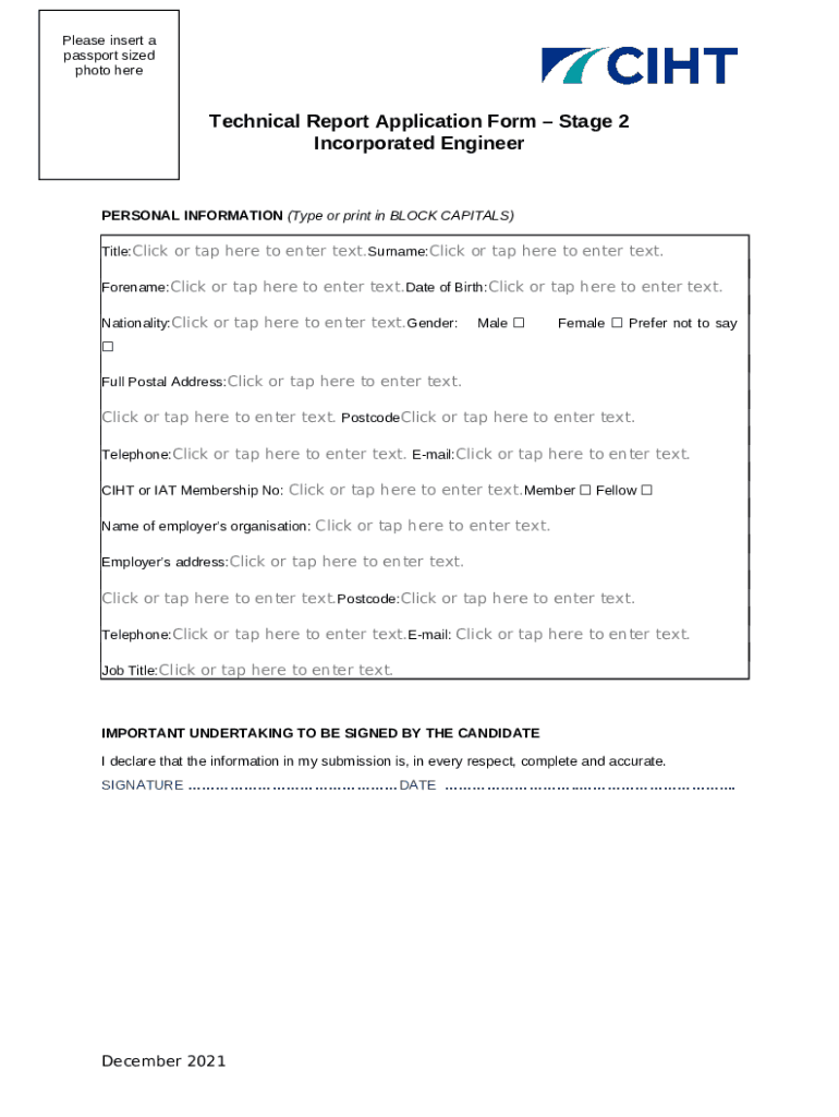 Engineering - The Full Technical Report Doc Template | pdfFiller
