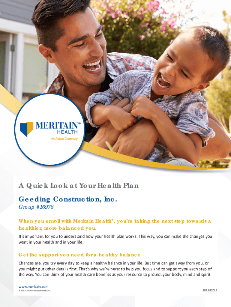 Fillable Online Meritain Health Member Statements - Geeding ...