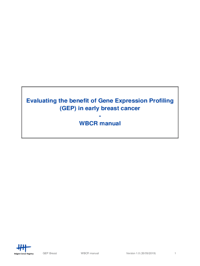 Fillable Online Evaluating the benefit of Gene Expression Profiling ...