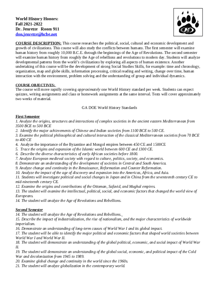 Don Jenrette - Houston County High Doc Template | pdfFiller