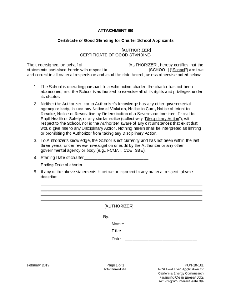 Good Standing Letter Doc Template | pdfFiller