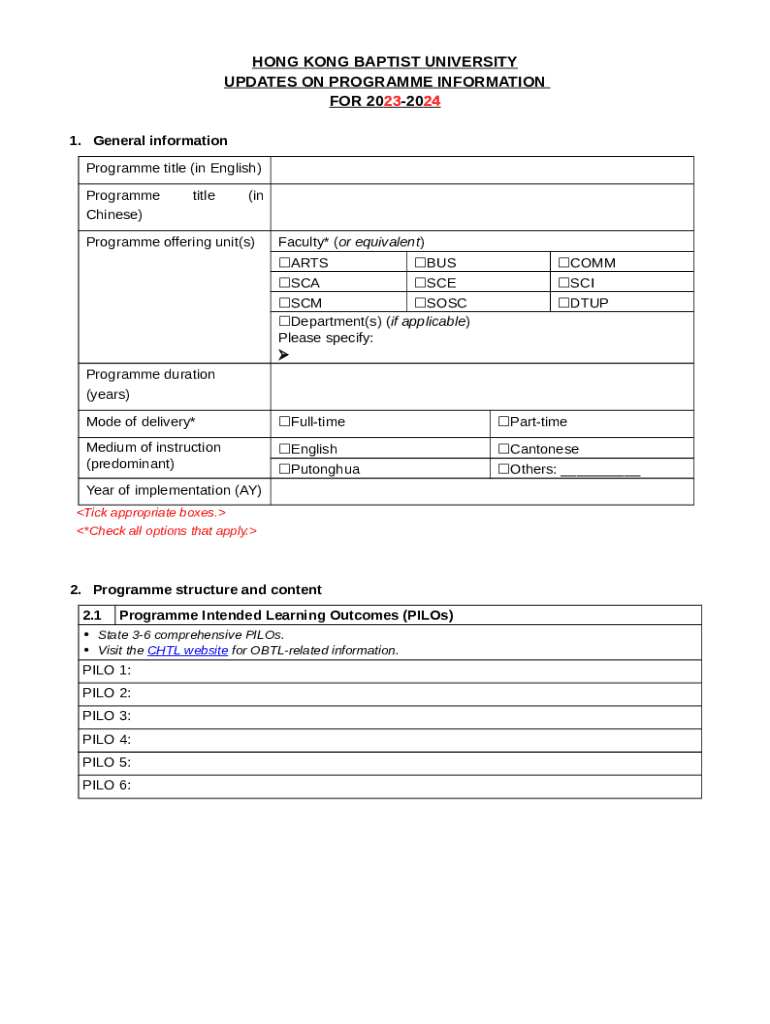 Proposed Content for a Programme Proposal for Outline Approval by ADC - ar hkbu edu Doc Template ...