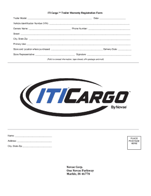 Fillable Online Trailer Registration Fax Email Print - pdfFiller