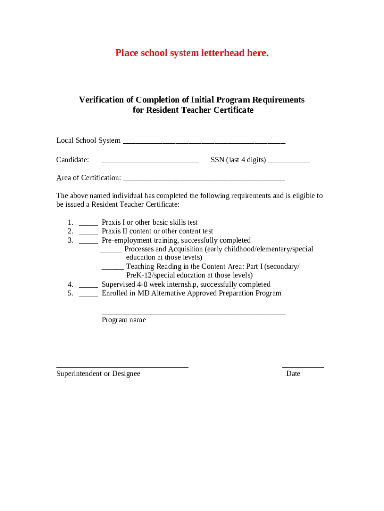 Certification - South Carolina Department of Education Doc Template ...