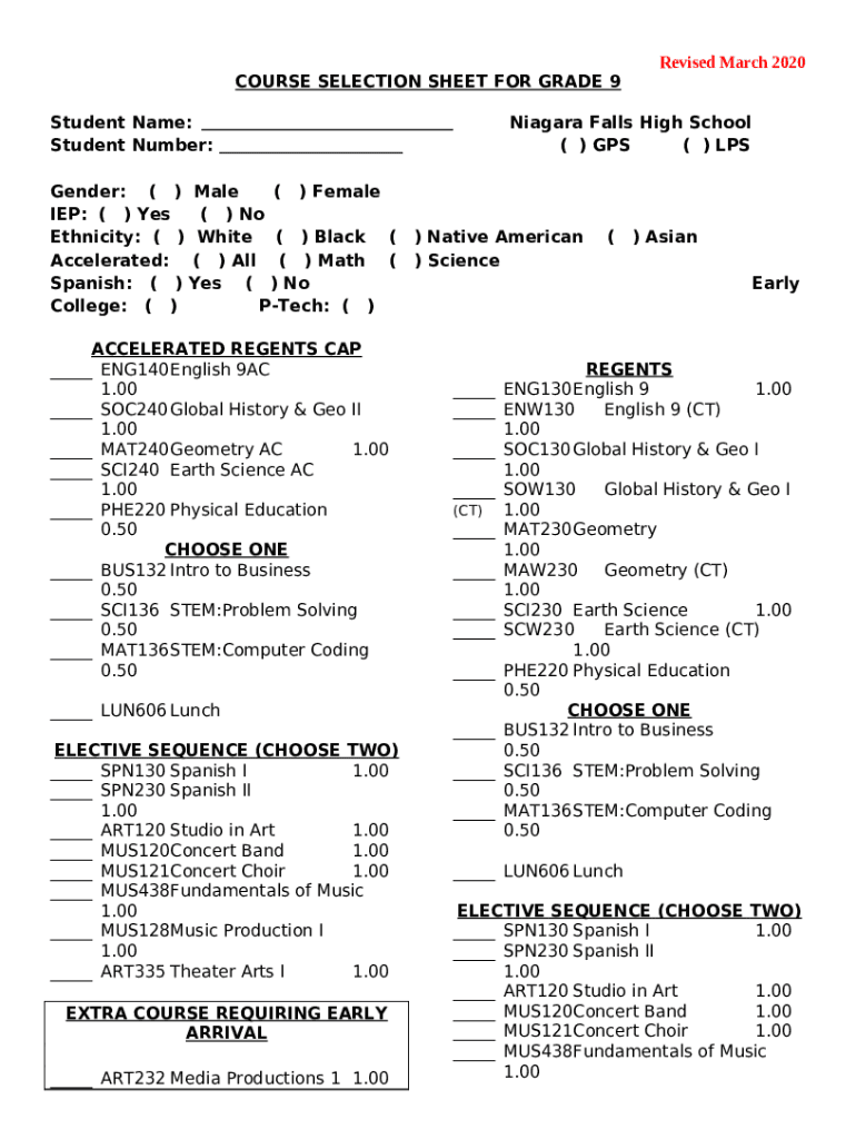 grade-9-course-selection-sheet.pdf - Laura Secord - Home Doc Template ...