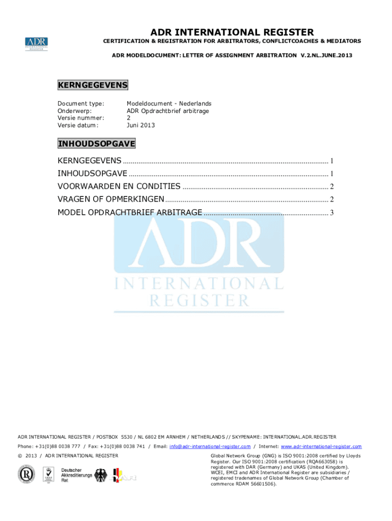 Invulbaar Online General information sheet ADR Register Faxnummer Email Afdrukken - pdfFiller