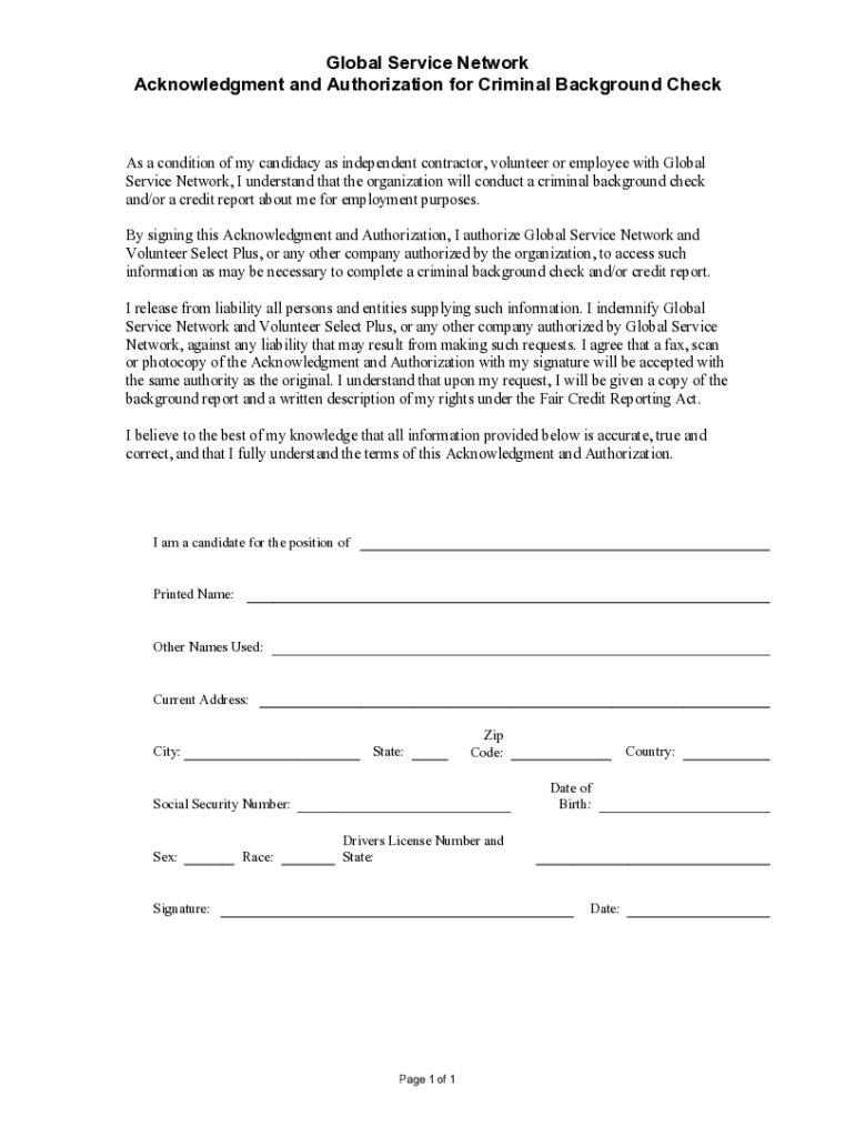 Fillable Online Background-Check-Authorization. ... Fax Email Print - pdfFiller
