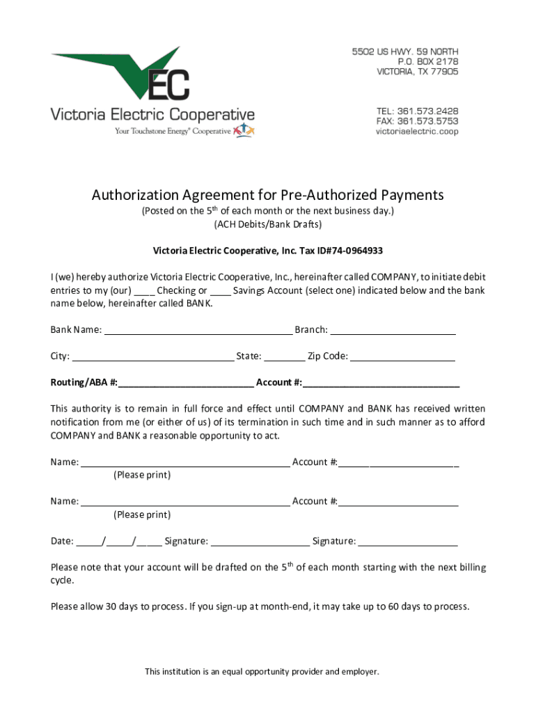 Fillable Online Authorization Agreement (ACH Debits) web.indd Fax Email Print - pdfFiller