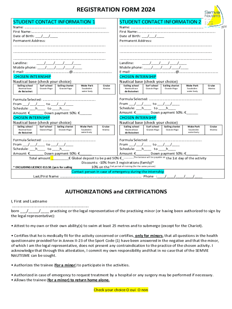 Fillable Online Student Application Form (2023-2024) Fax Email Print - pdfFiller