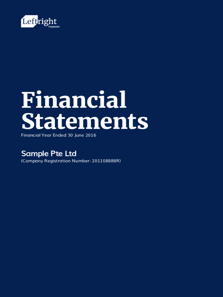 Fillable Online 201606-sample-unaudited-financial-statement.pdf Fax ...