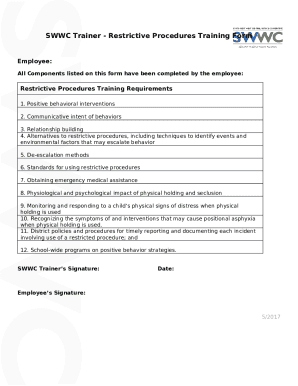 COOP Trainers-RP Training Doc Template | pdfFiller