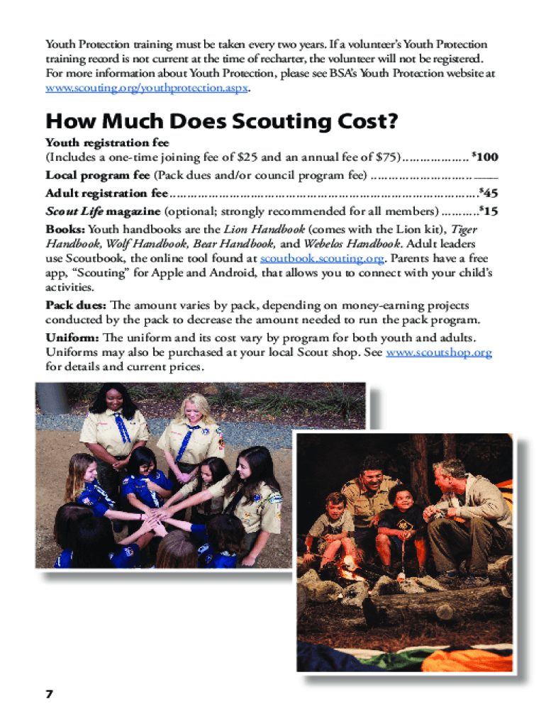 Fillable Online Fillable WELCOME! NEW CUB SCOUT FAMILY A ... Fax Email ...
